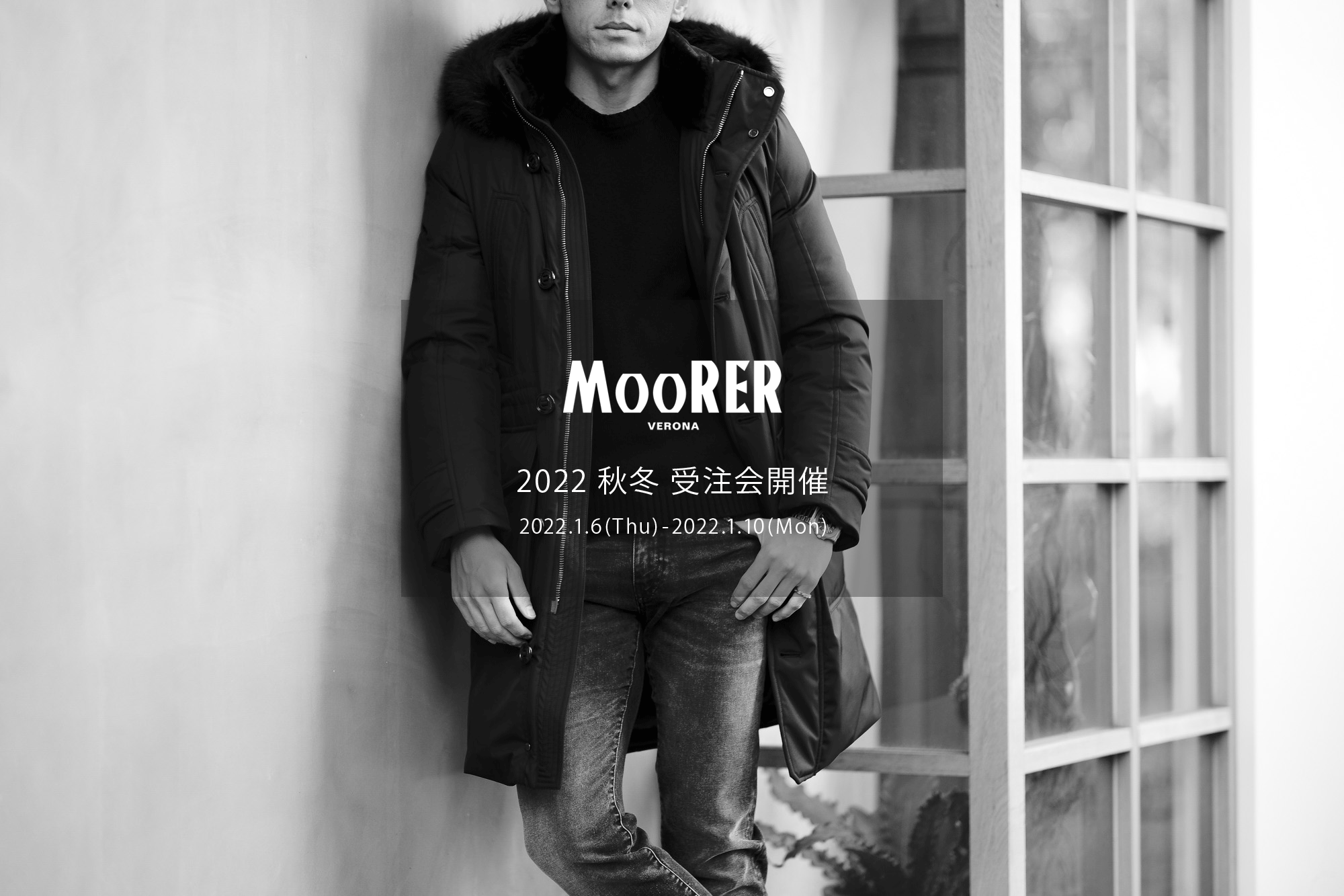 MOORER “SAPPORO GF” Nylon Down Coat 2022AW /// DARK NAVY(ダークネイビー・78 ...