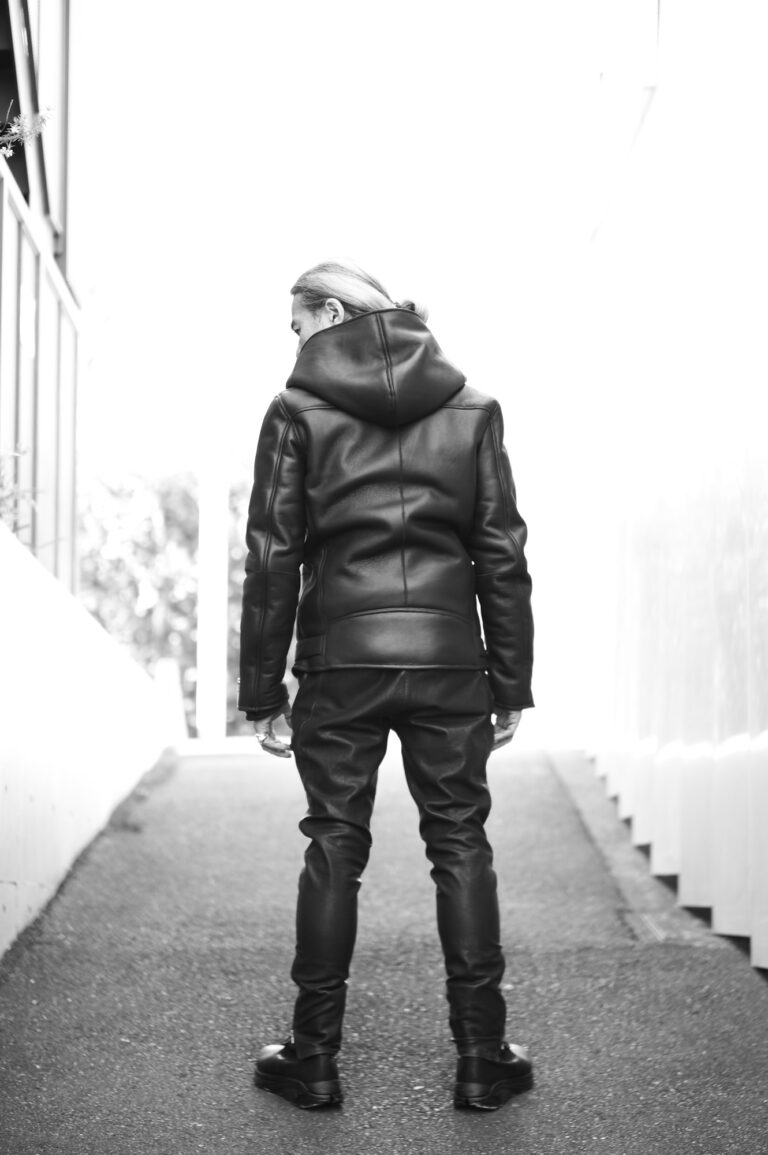 ISAMU KATAYAMA BACKLASH 2068-02 NIGHT GOWNS MOUTON HOODED RIDERS BLACK ...