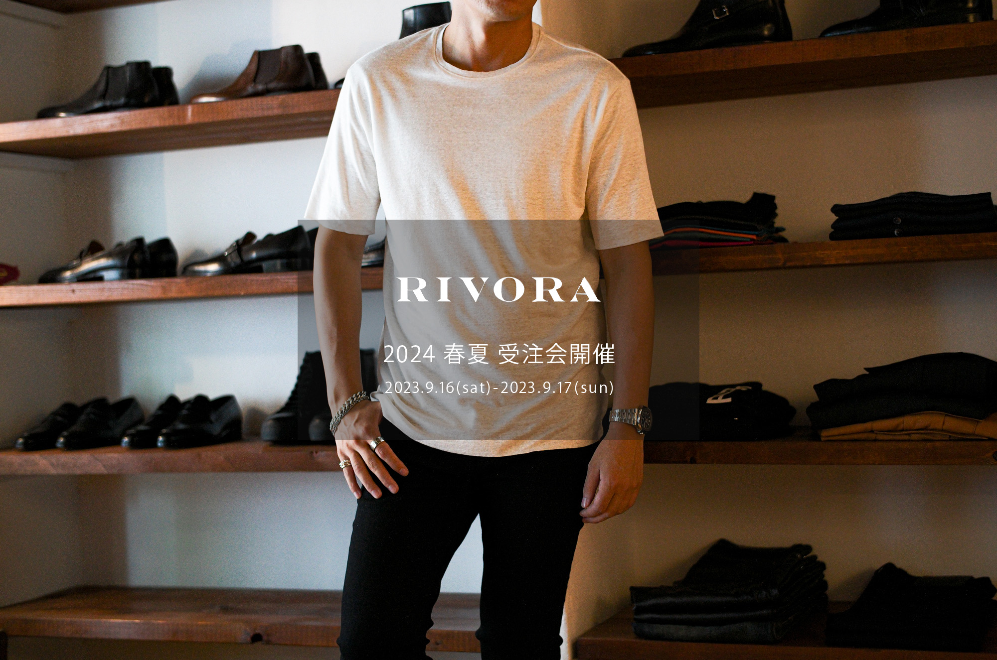 RIVORA / リヴォラ 【2024 春夏 受注会開催 2023.9.16(sat)～2023.9.17(sun)】【R29-MUT001 ...