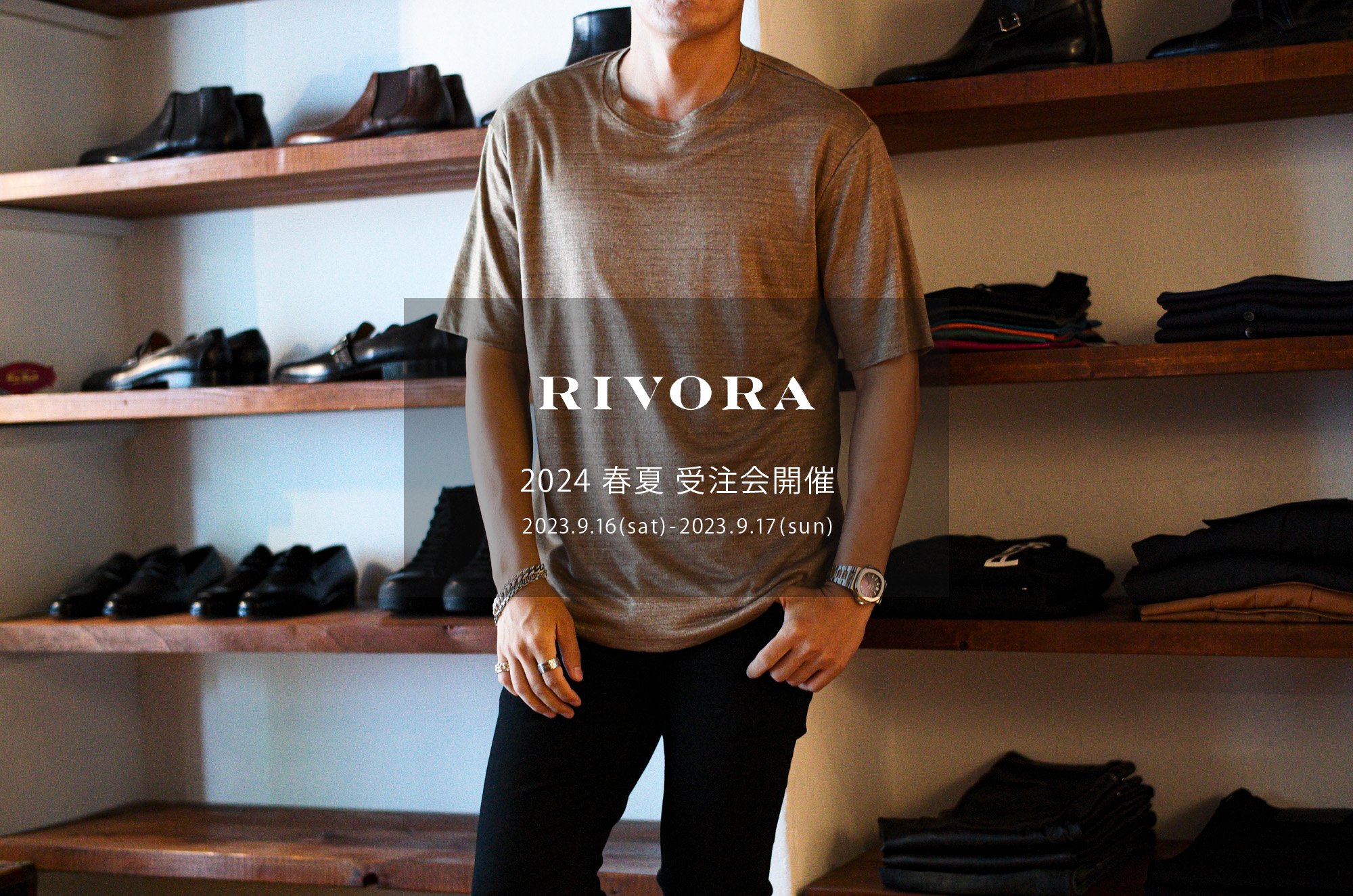 RIVORA / リヴォラ 【2024 春夏 受注会開催 2023.9.16(sat)～2023.9.17(sun)】【R29-MUT001 ...