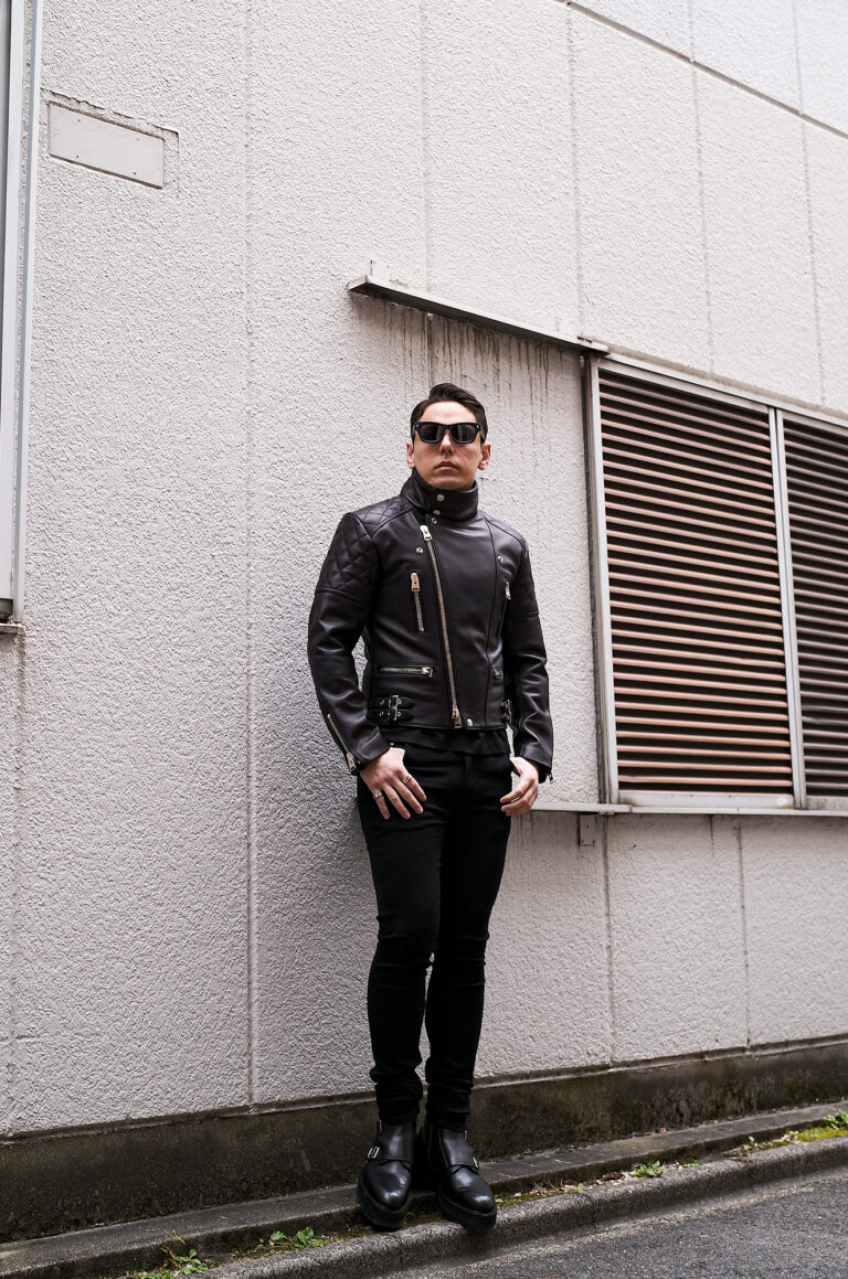 UNFADING (アンフェイディング) EAGLE (イーグル) SEMI DOUBLE RIDERS Cow Leather カウレザー ...