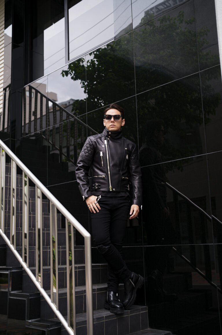 UNFADING (アンフェイディング) EAGLE (イーグル) SEMI DOUBLE RIDERS Cow Leather カウレザー ...